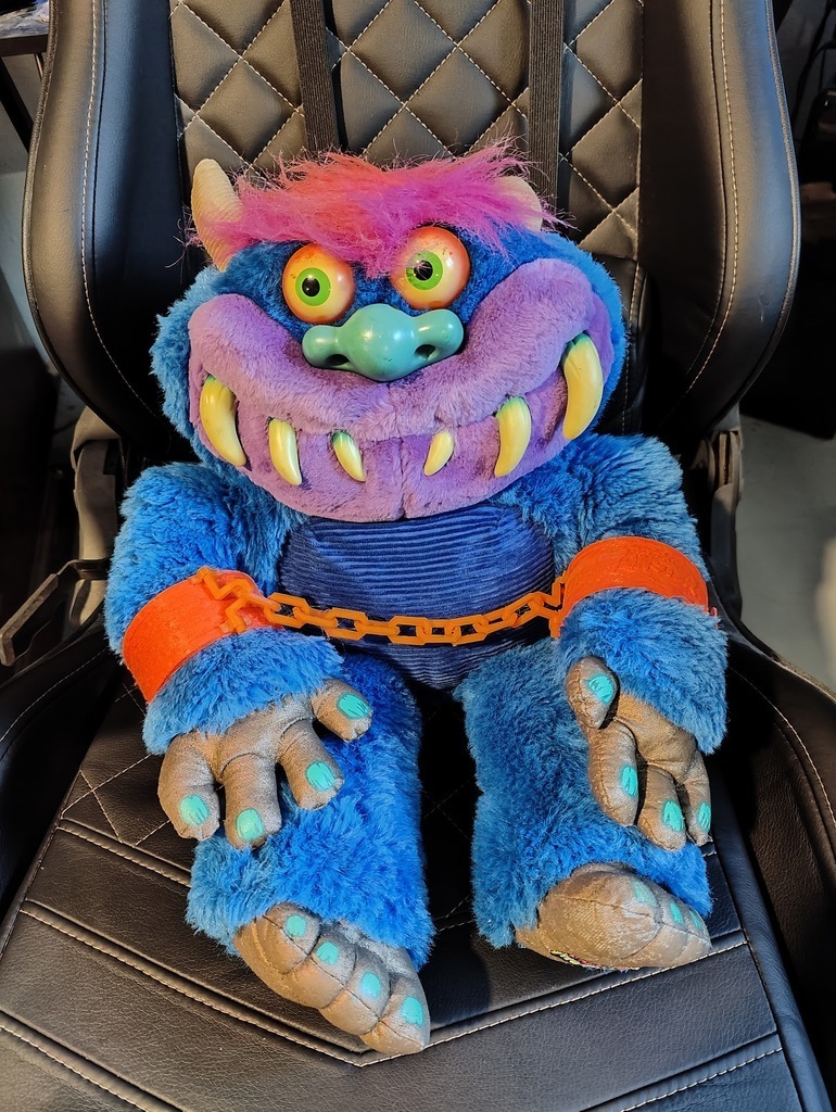 👹 My Pet Monster Handcuffs・Free 3D File for ・Cults