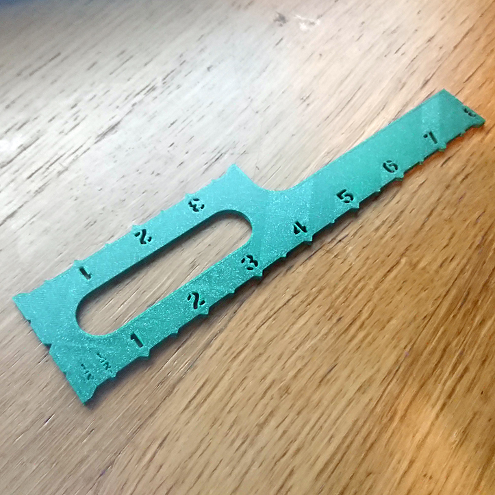 🦷 TOOTH RULER - measure stick for miniature games・Free 3D File for ・Cults