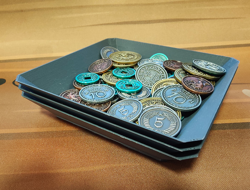 📦 Simple stackable tray with cover・Free 3D File for ・Cults