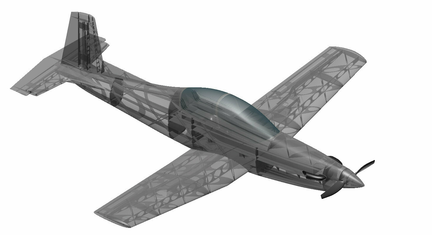 3D file Pilatus PC-9 1000mm v2.0 🎛️ ・3D print design to download・Cults