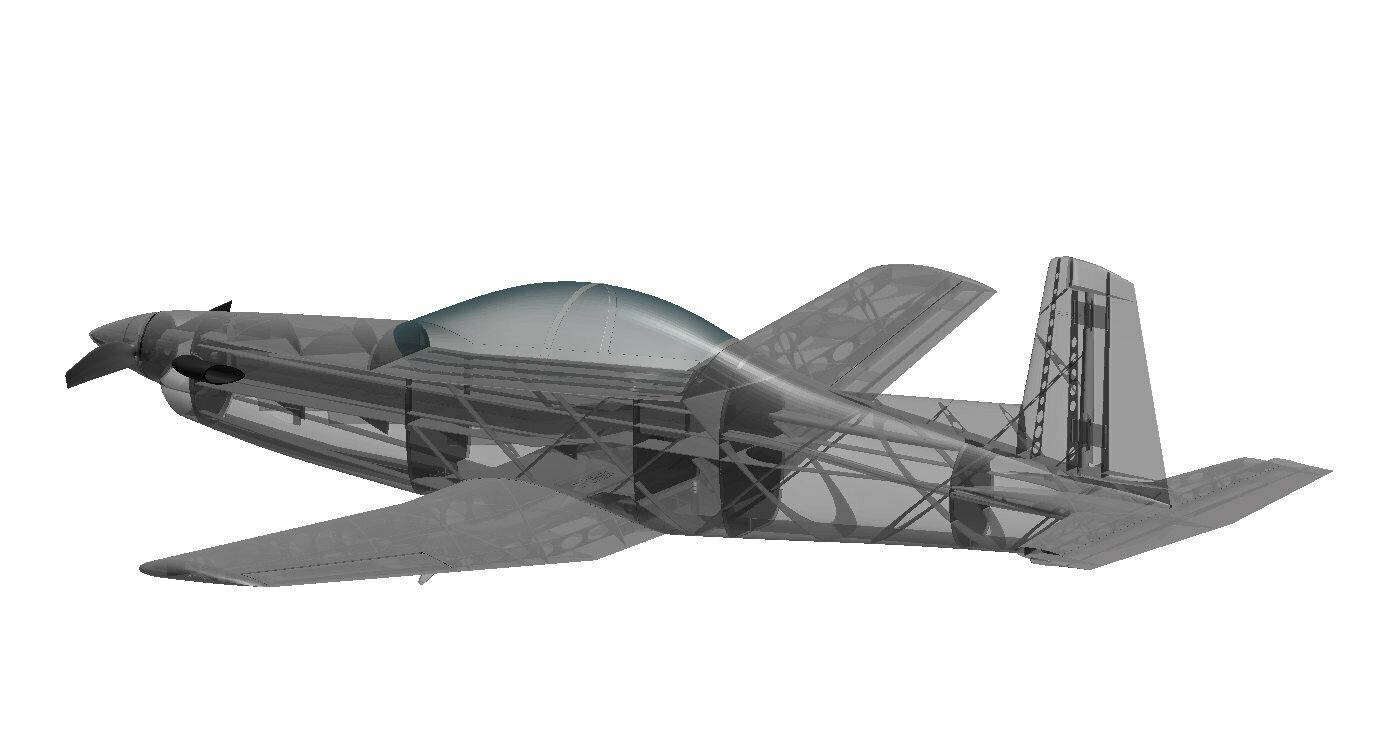 3D file Pilatus PC-9 1000mm v2.0 🎛️ ・3D print design to download・Cults