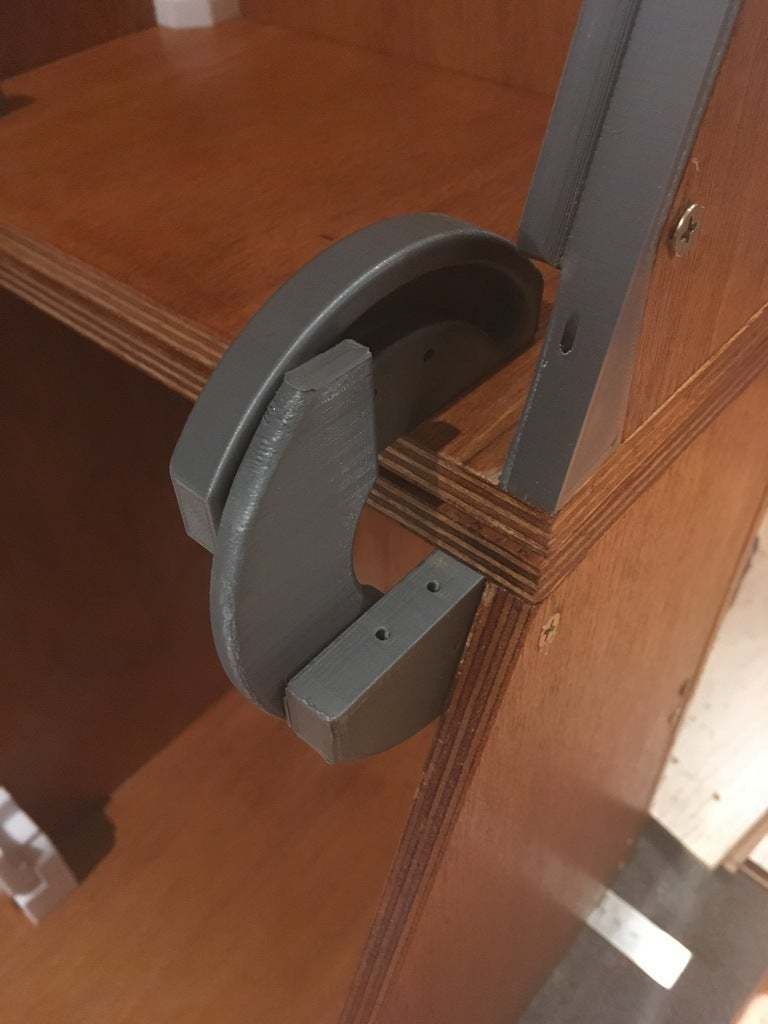 🏠 Concealed 180º Hinge - print in place・Free STL File for ・Cults