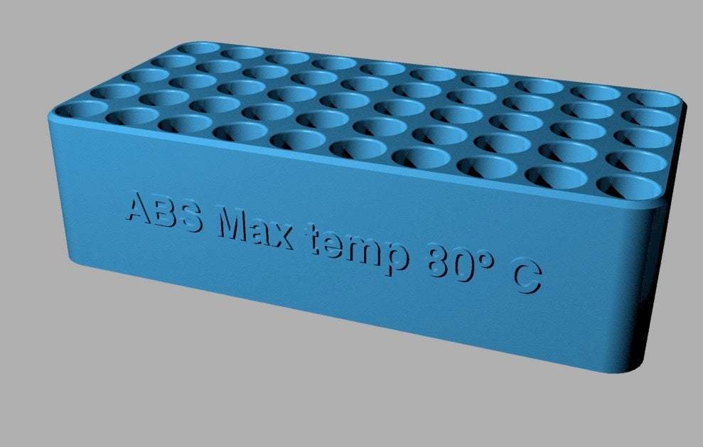 🧪 Vial rack for 4 ml (15x45mm) or 12 ml (~15x100mm) vials.・Free STL File for ・Cults