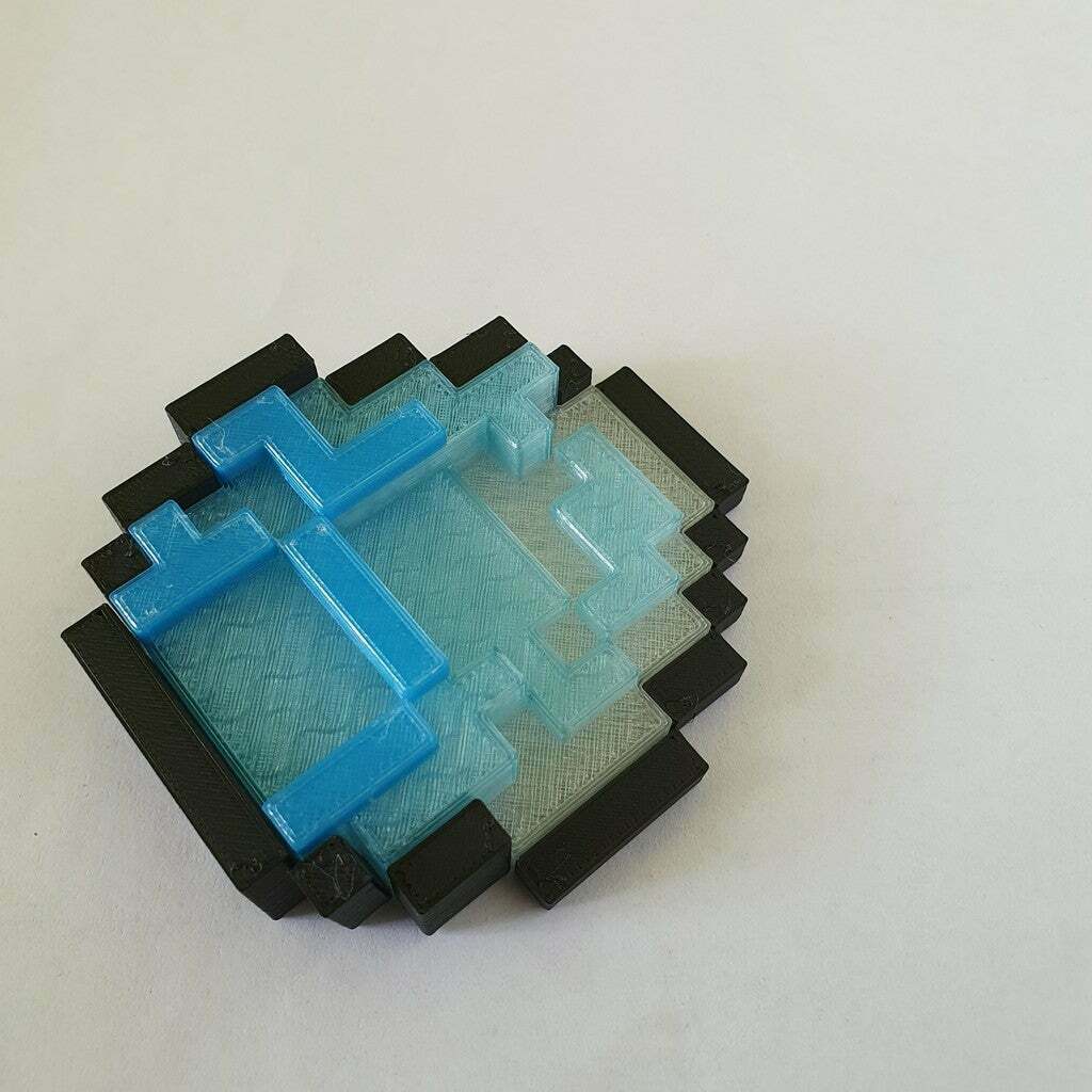 💎 Minecraft Diamond・Free STL File for ・Cults