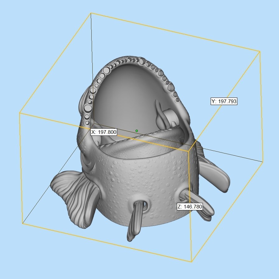 OBJ file Predator Fish 🐠 ・3D printable design to download・Cults