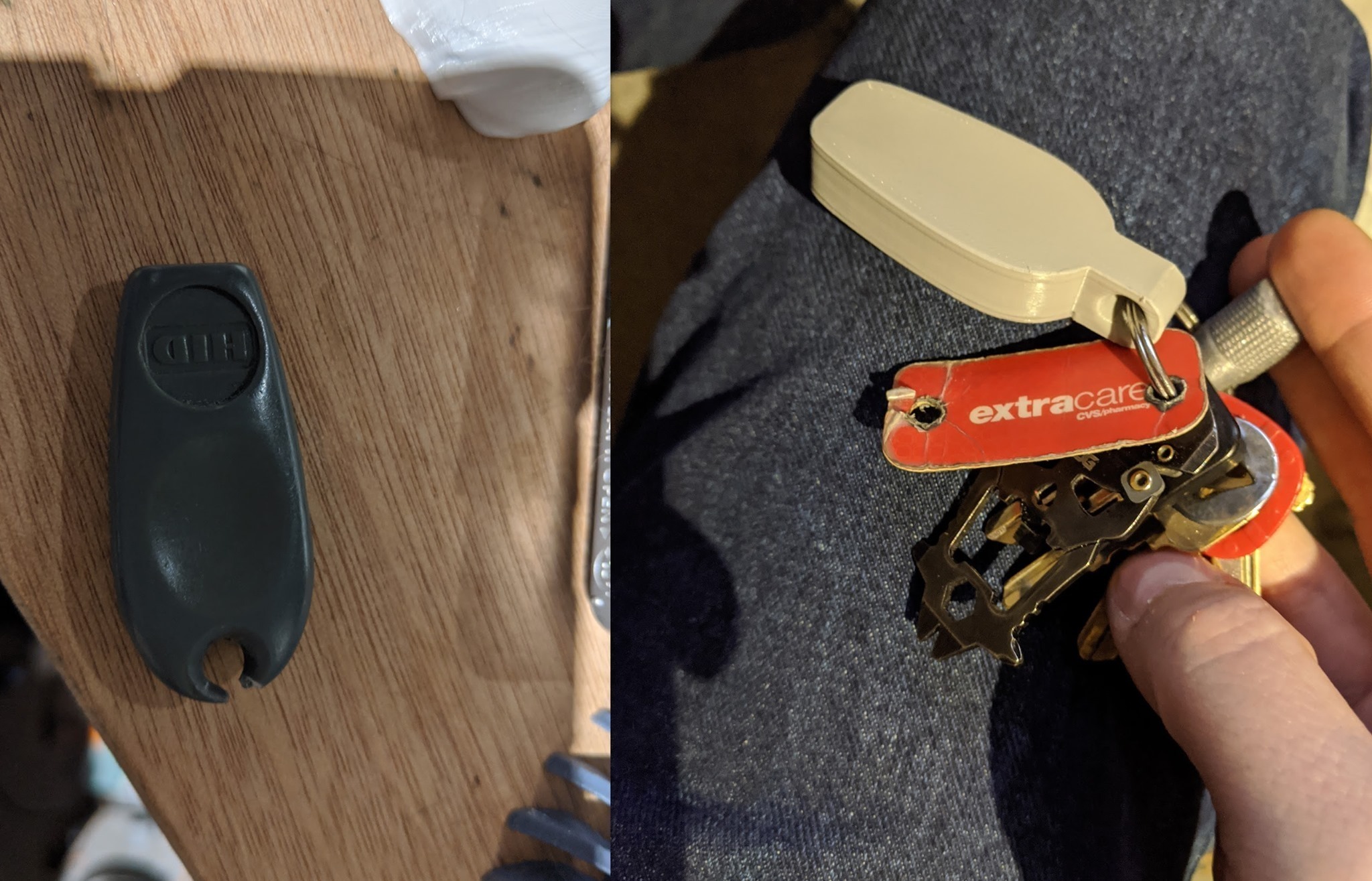 🔑 HID Electronic Key Fob Holder・Free STL File for ・Cults