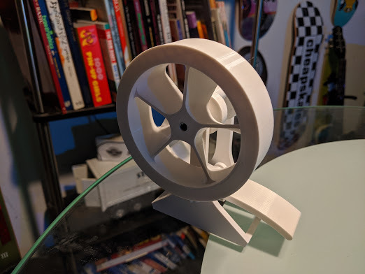 💭 Finger Engine Treadle Fan・Free STL File for ・Cults