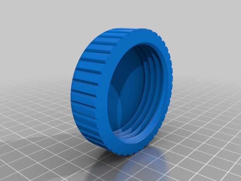 🧢 Threaded screw cap container・Free STL File for ・Cults