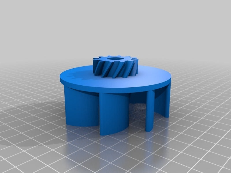 ⚙️ Human powered Planetary Gear Fan・Free STL File for ・Cults