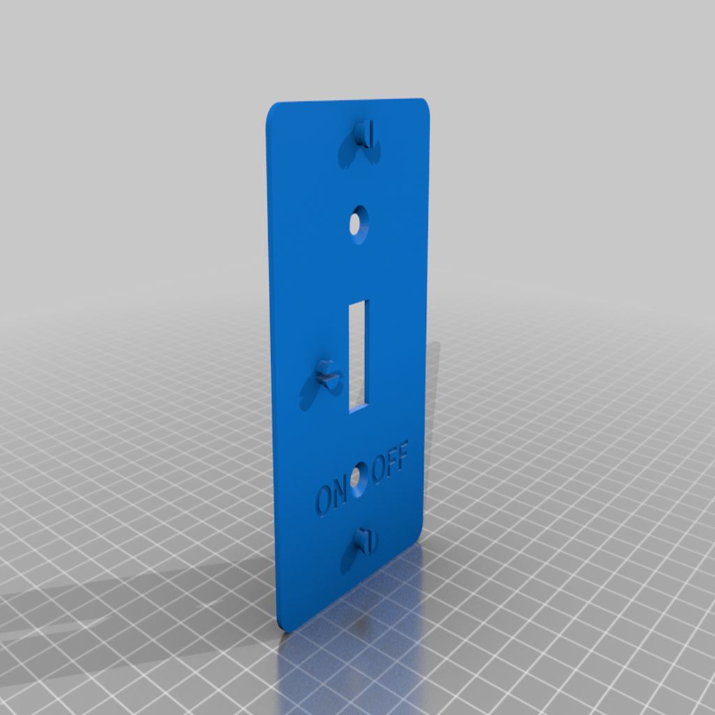 🏠 Slightly more complex light switch・Free STL File for ・Cults