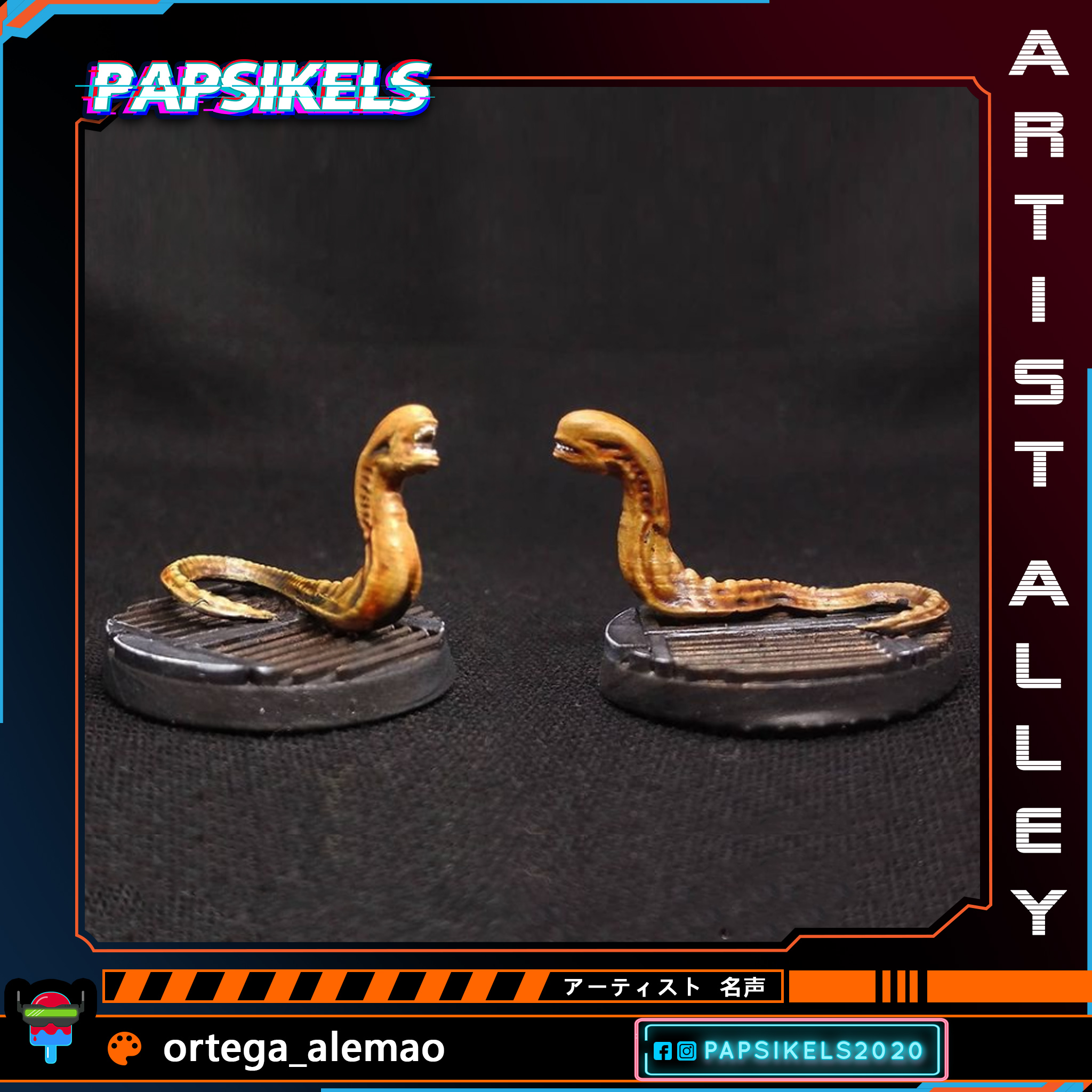 👽 ALIEN BELLY BURSTERS SET・ 3D File for ・Cults