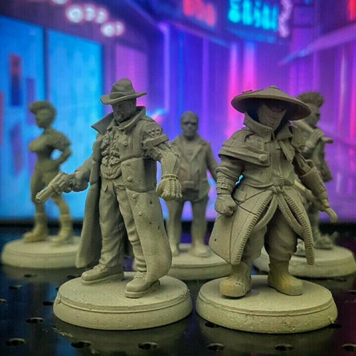 ♂️ CYBERPUNK MALE DETECTIVE WAYNE・文件用于 STL ・Cults