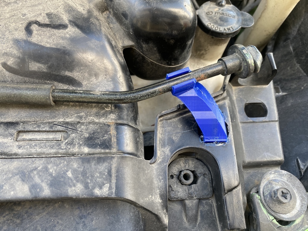 🚗 Mazda 2 / Ford Fiesta Bonnet Hood Prop Rod・Free 3D File for ・Cults