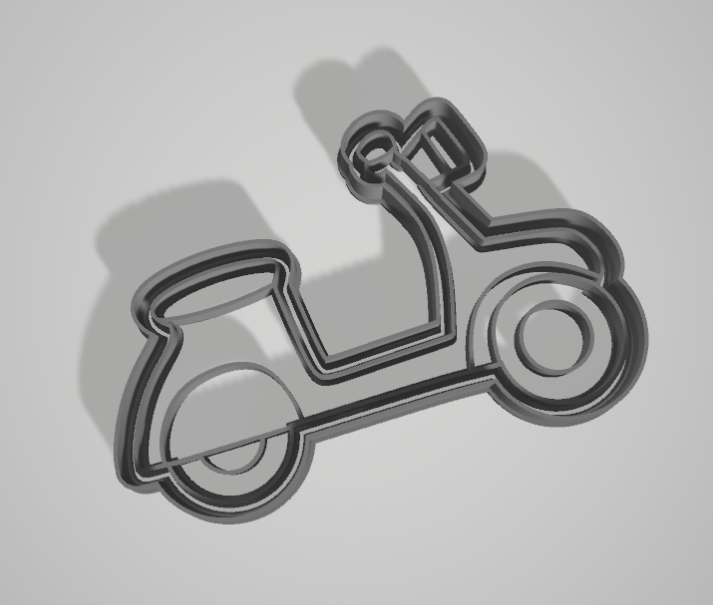 STL file Set of 5 Motorcycle cookie cutters Motorcycle cookie cutter 🏍️ ...