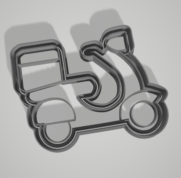 STL file Set of 5 Motorcycle cookie cutters Motorcycle cookie cutter 🏍️ ...