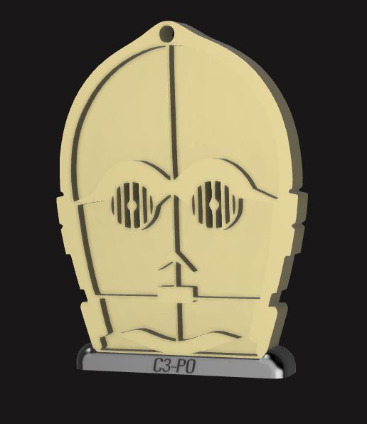 Fichier STL gratuit C3-PO StarWars 🤖 ・Design imprimable en 3D à ...