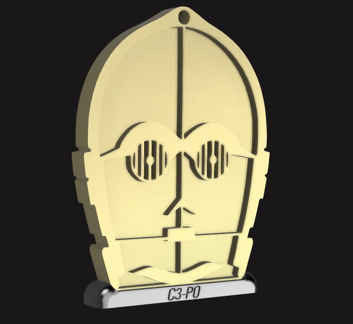 Fichier STL gratuit C3-PO StarWars 🤖 ・Design imprimable en 3D à ...