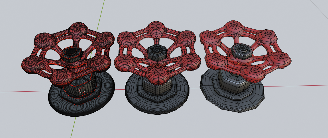 Archivo OBJ Iconic Half-Life Red valve 3d model all quads with 4k ...