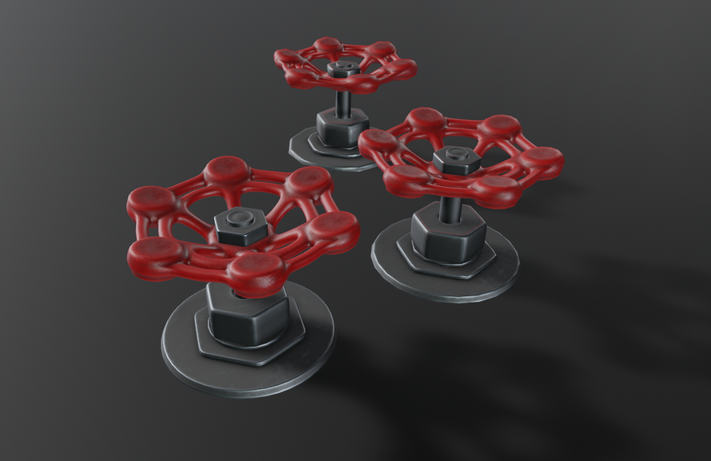 Archivo OBJ Iconic Half-Life Red valve 3d model all quads with 4k ...