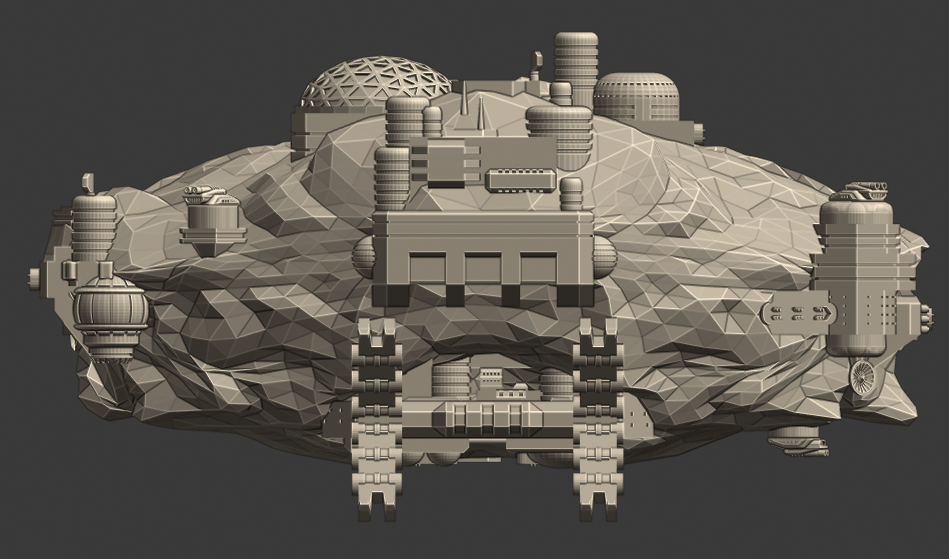 Free STL file Asteroid Station-Full Thrust 🚉 ・3D print object to ...