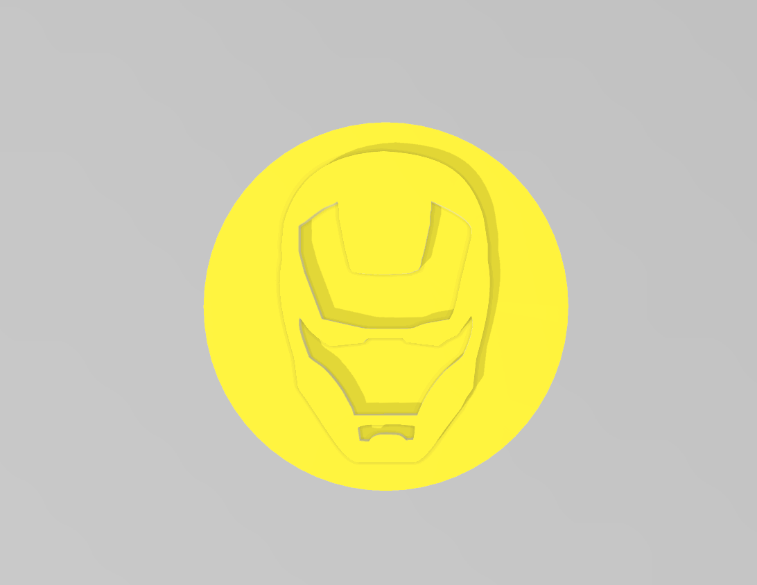 STL file Iron Man Stamp Stamp 👨・3D print design to download・Cults