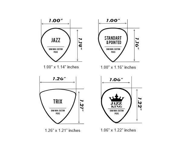 Fichier STL Médiators pour guitare 🎵 ・Objet imprimable en 3D à ...