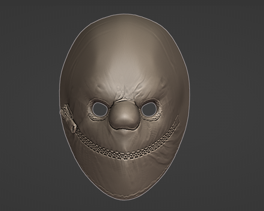 Free 3D file PAY DAY 2 Zipper Mask 🤐 ・3D printing template to download ...