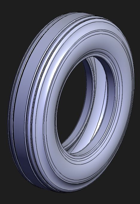 Free 3D file Aircraft tyre wheel ️ ・Design to download and 3D print・Cults