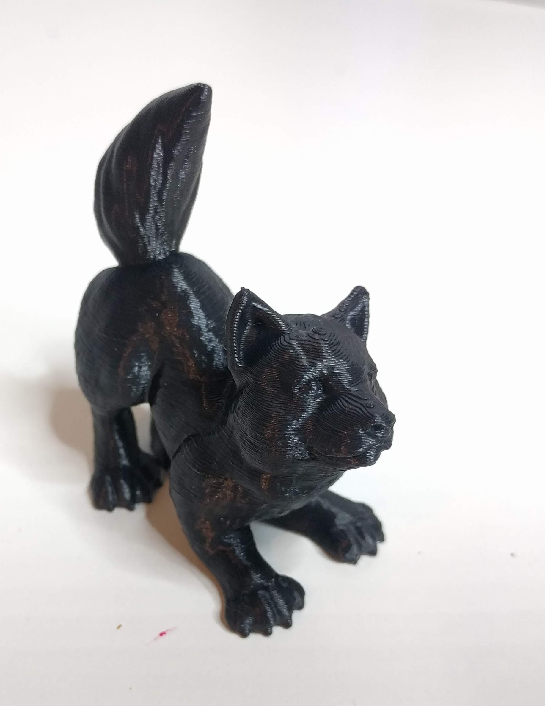 3D printer Wolfie: supports free wolf cub sculpt • made with Creality ...