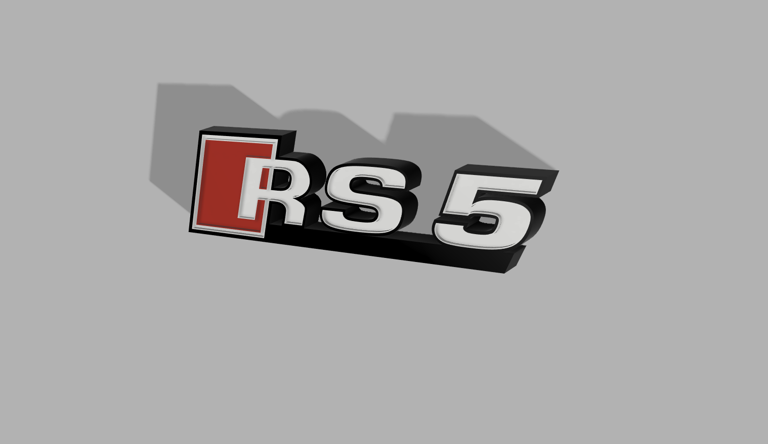 STL file RS5 LED Sign 🚗 ・3D print design to download・Cults