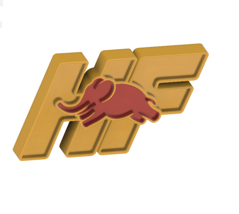 STL file HF INTEGRALE LED Sign 🚗 ・3D printable design to download・Cults