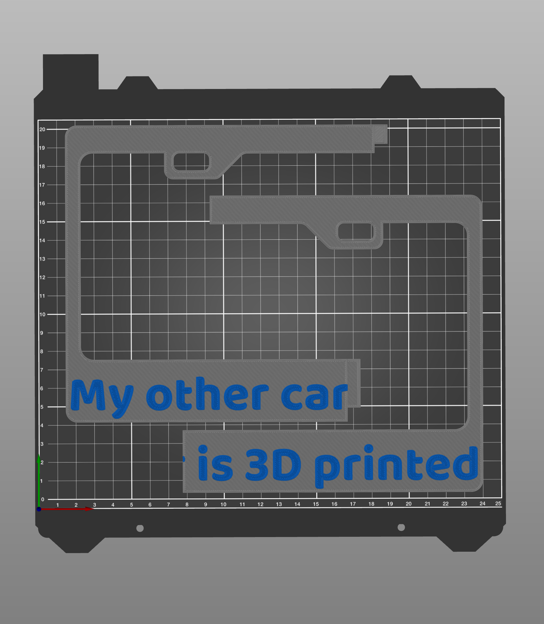 🖼️ Blank License Plate Frame - Small Printer, Easy Assembly・ STL File ...