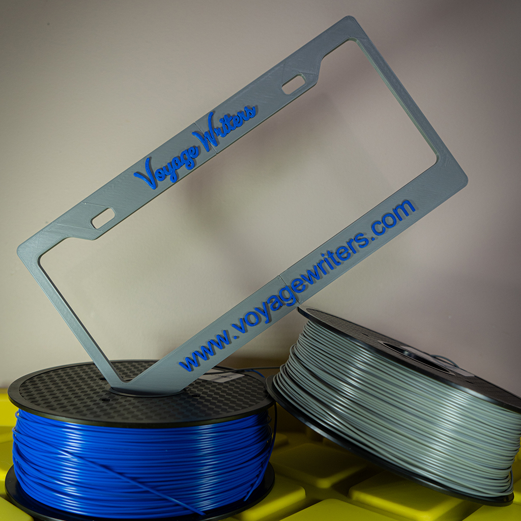 🖼️ Blank License Plate Frame - Small Printer, Easy Assembly・ STL File ...