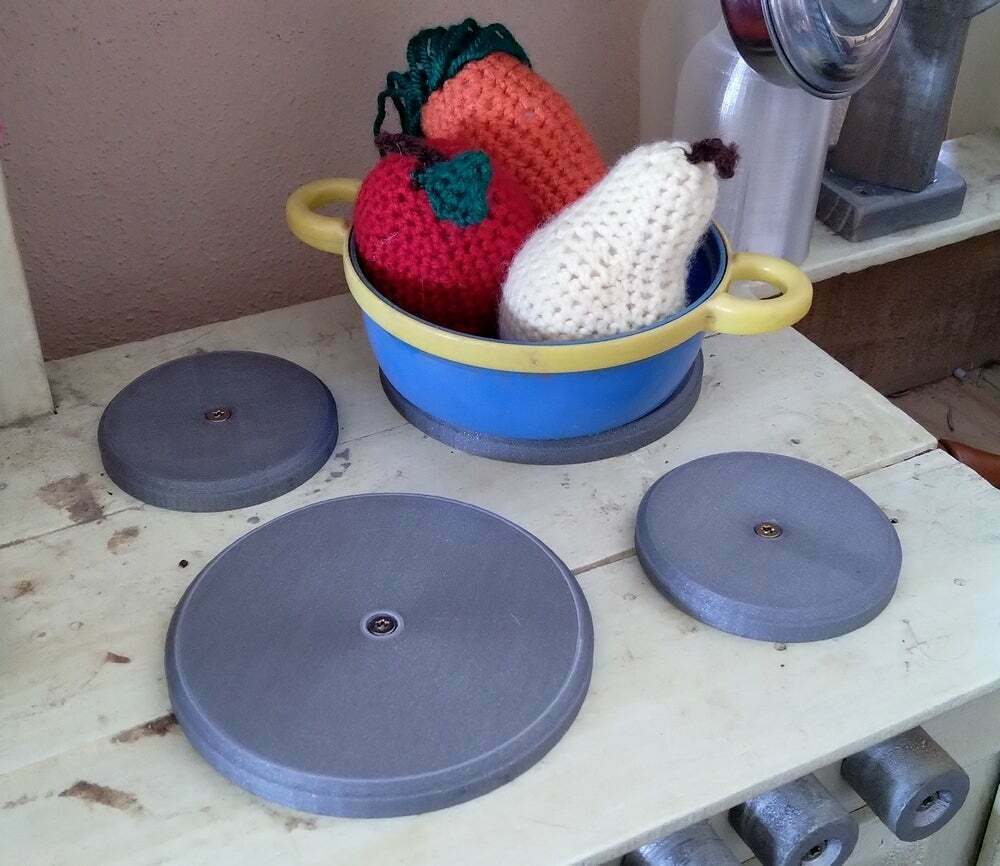 Free STL file Toy Kitchen Hotplates [no supports] 🔪 ・3D printable ...