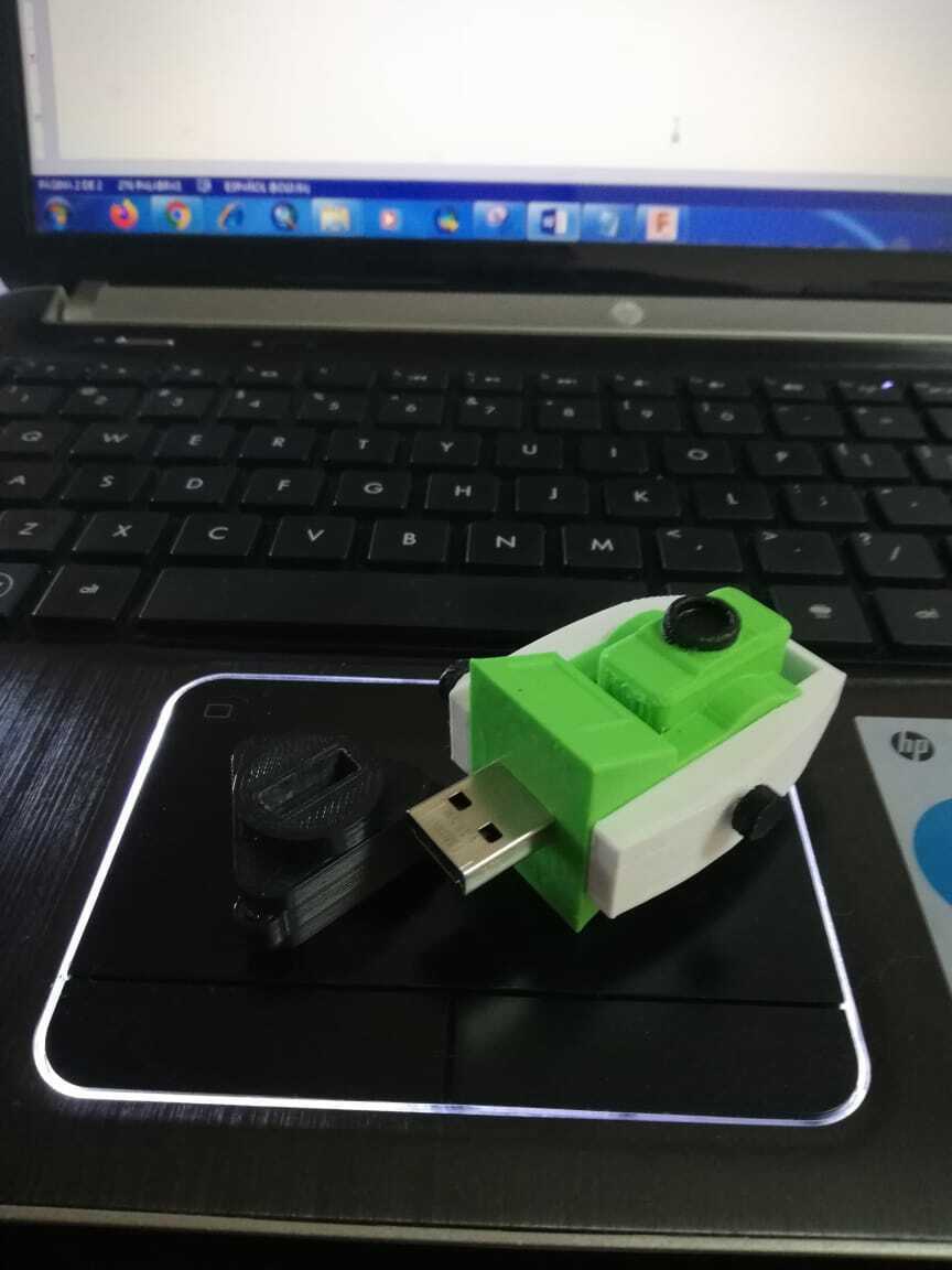 STL file USB flash drive type Leica Total Station 💾 ・Model to download ...