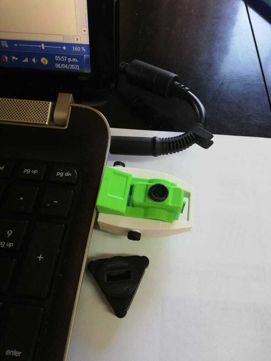 STL file USB flash drive type Leica Total Station 💾 ・Model to download ...