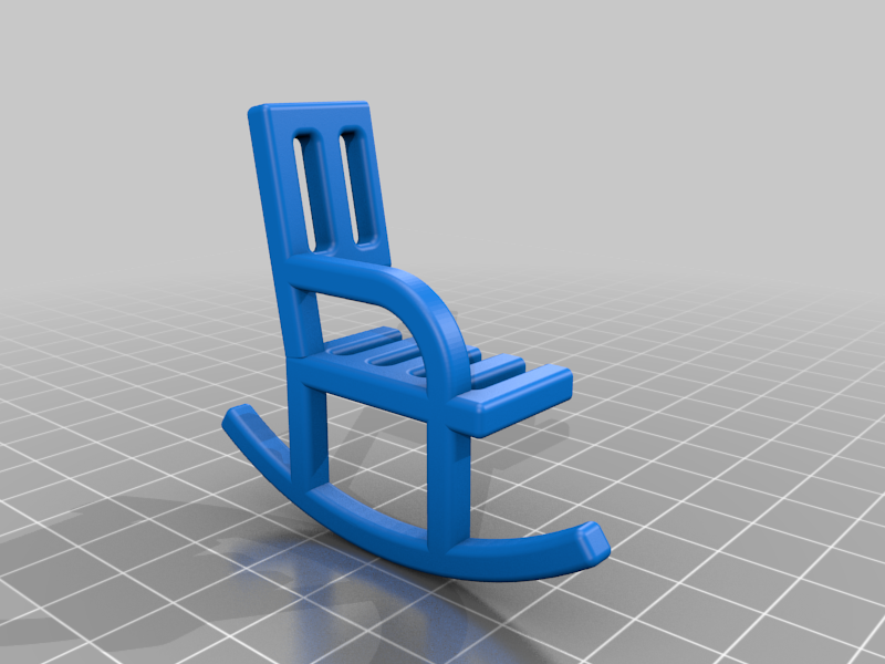 🪑 Rocking chair・Free STL File for 3D printing・Cults