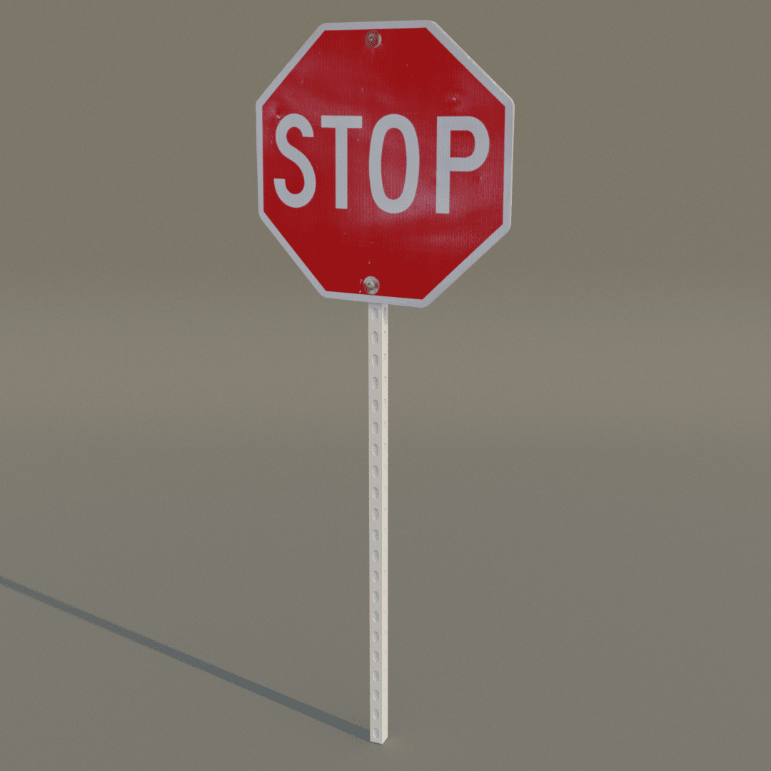 STL file STOP - street sign 🛑 ・3D printer model to download・Cults