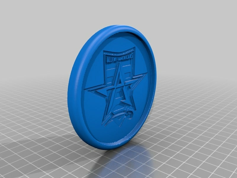 Free OBJ file Allen Americans Hockey Coaster 🏒・Model to download and 3D ...