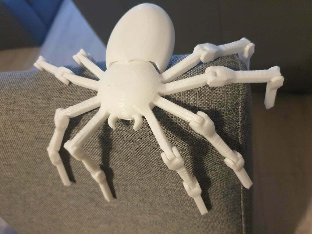 🕷️ Flexi spider・Free STL File for ・Cults