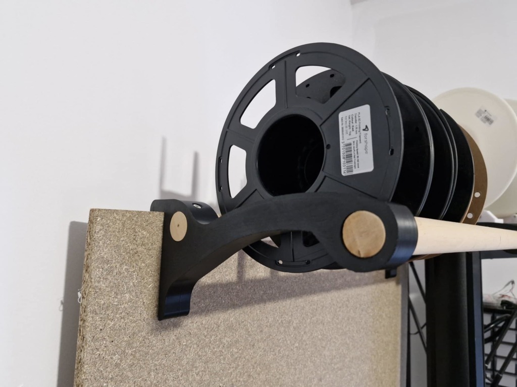 🪢 universal filament spool holder・Free 3D File for ・Cults