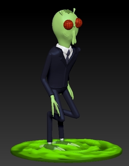 STL file Cornvelious Daniel Rick and morty 🎨 ・3D printable model to ...