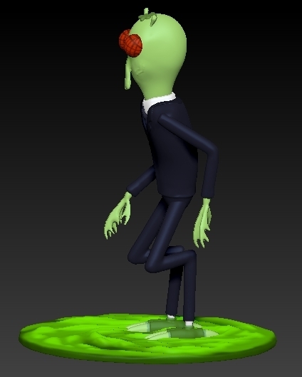 STL file Cornvelious Daniel Rick and morty 🎨 ・3D printable model to ...