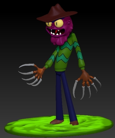 STL file Scary_Terry Rick and morty Страшный Тэрри 🎨 ・Model to download ...