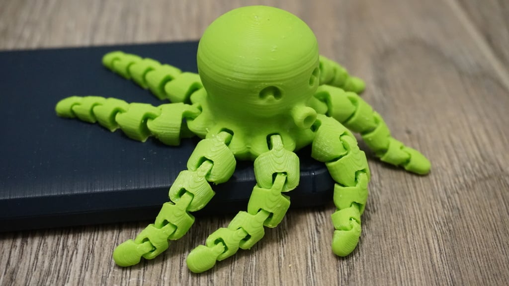 3D printable Cute Mini Octopus・Cults