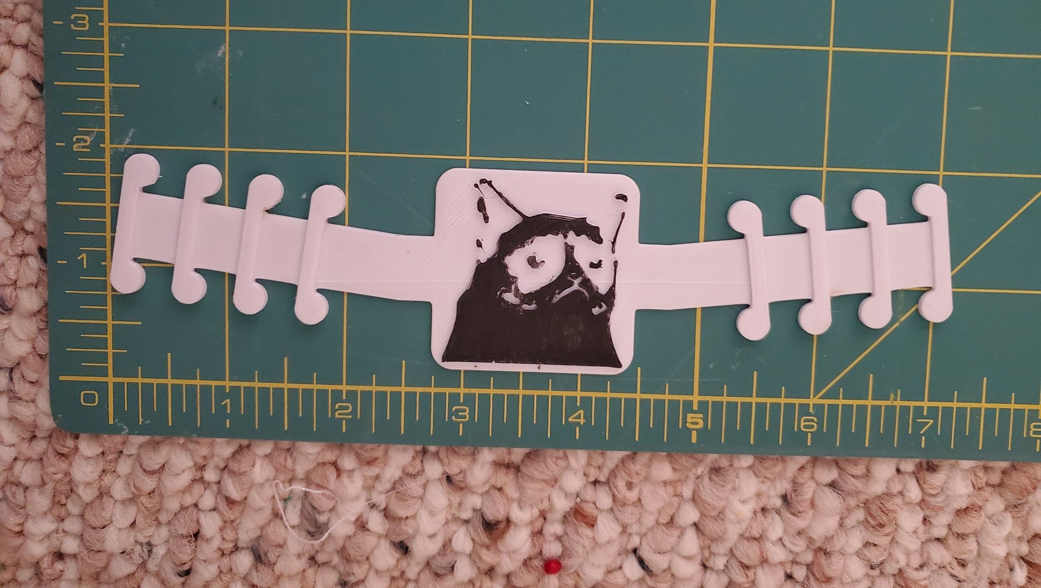 STL file Angry Cat Meme Mask Ear Relief Saver 😡 ・Design to download and ...