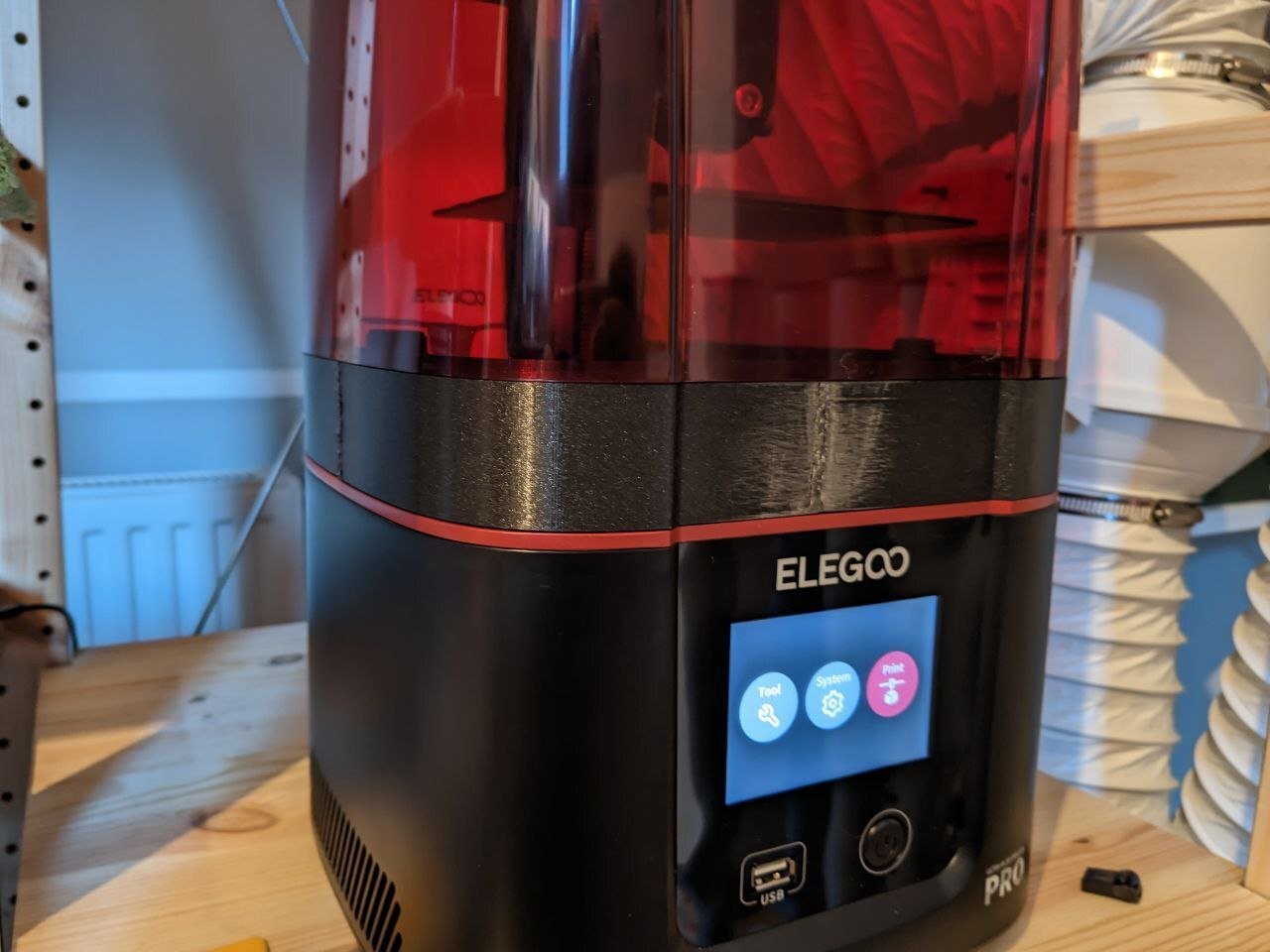 3D print Elegoo Mars 3 ventilation 100mm extraction・Cults