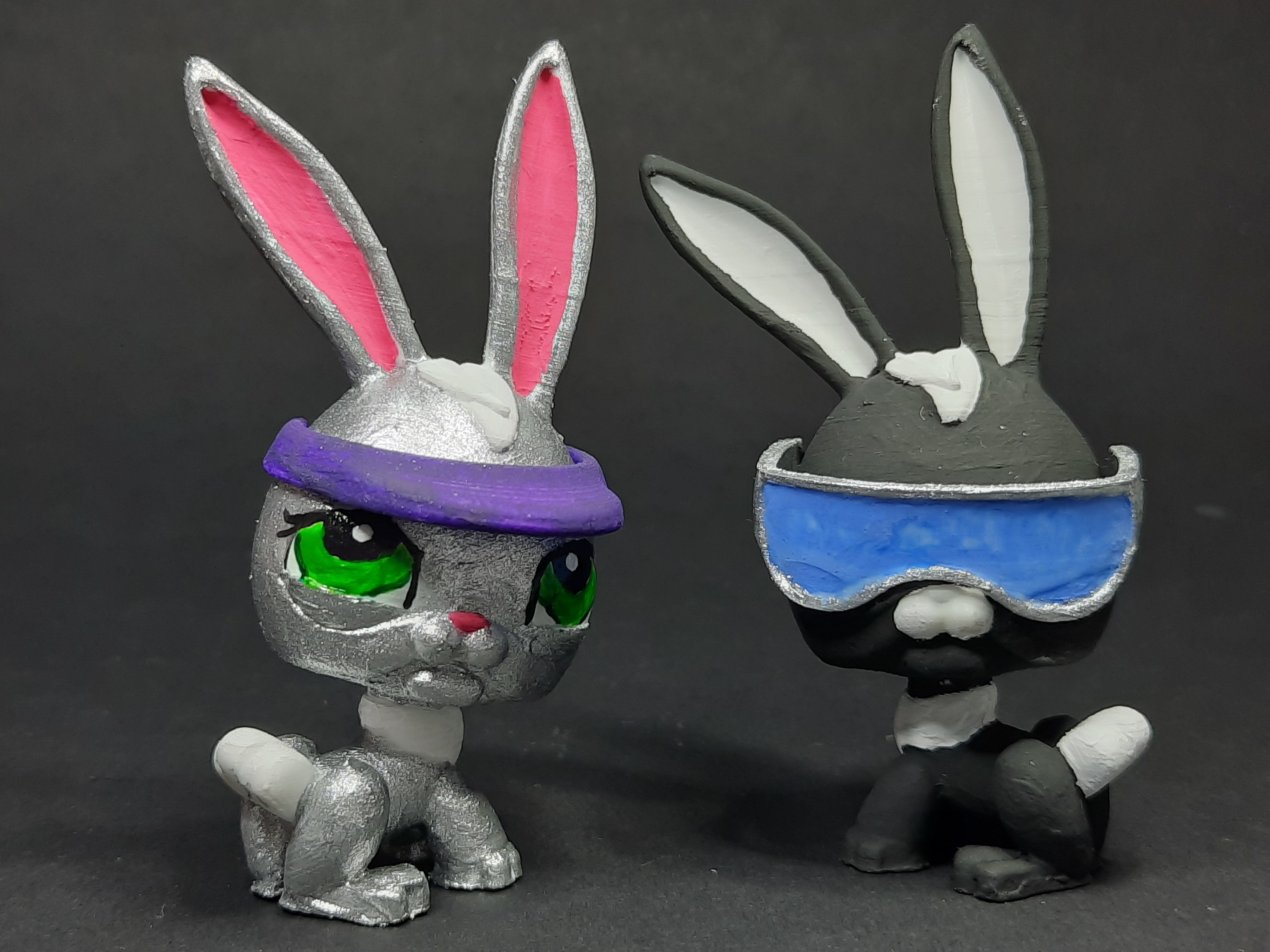 🐇 LPS Rabbit with 80s vibe・ STL File for ・Cults