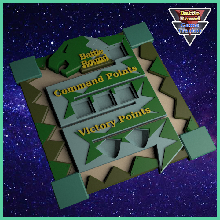 🆕 BATTLE ROUND TRACKER, NEW! 40K, 9TH EDITION, WARHAMMER 40000 ...