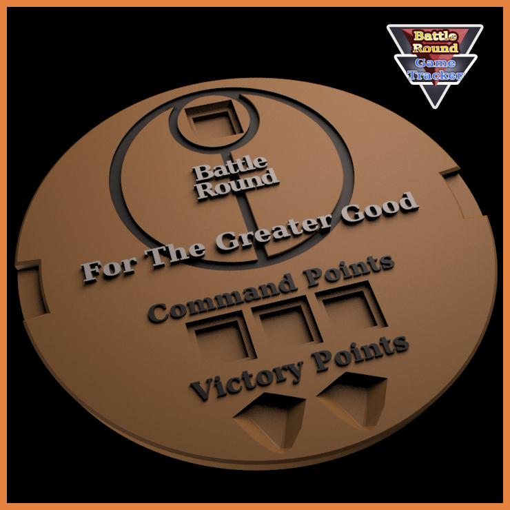 🆕 BATTLE ROUND TRACKER, NEW! 40K, 9TH EDITION, WARHAMMER 40000 Tau ...